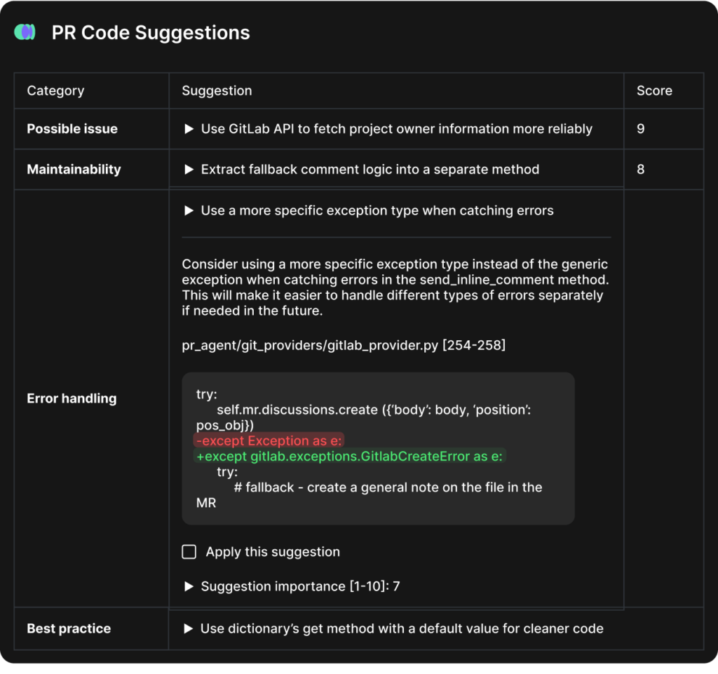 Qodo Merge | AI Code Review Agent for Confident Commits