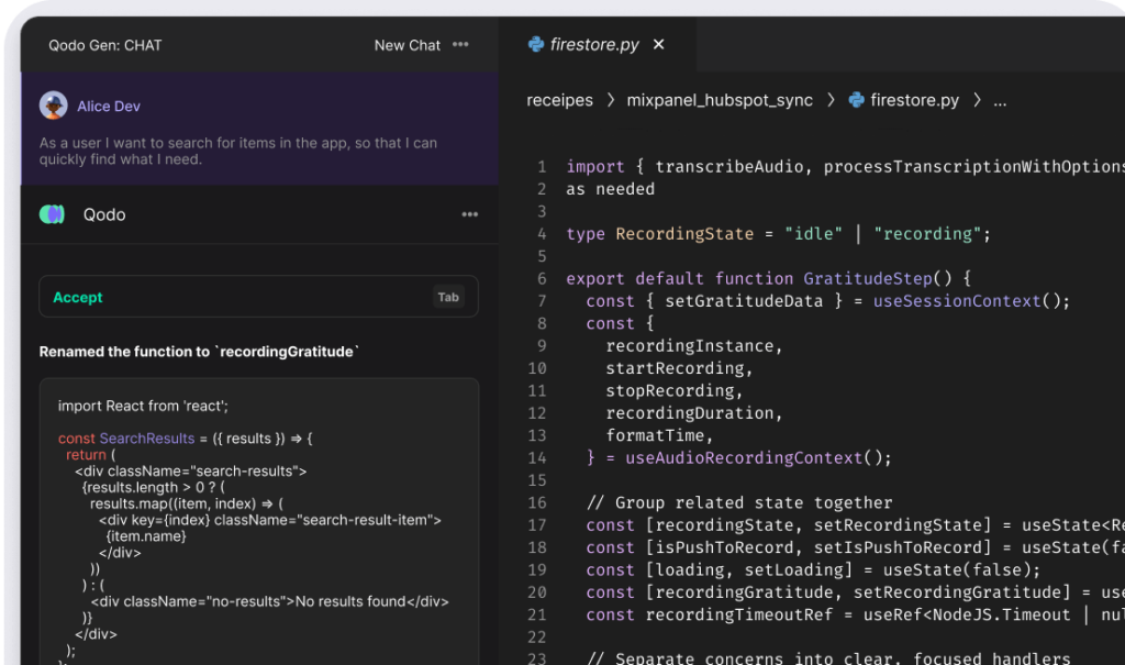 Codium is now Qodo | Qodo Gen - Generate Meaningful Code Tests